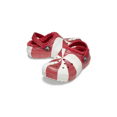 Crocs Classic Clog Lined Holiday GS White Red | Where To Buy | 209298 ...