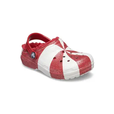 Crocs Classic Clog Lined Holiday GS White Red | Where To Buy | 209298 ...