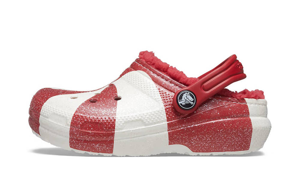 Crocs Classic Clog Lined Holiday GS White Red | Where To Buy | 209298-119