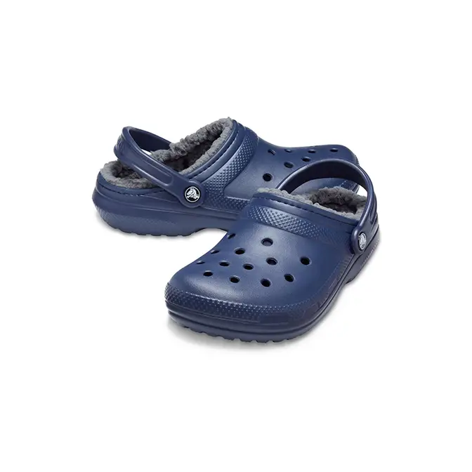 Crocs Classic Clog Lined Navy Charcoal | Where To Buy | 203591-459 ...