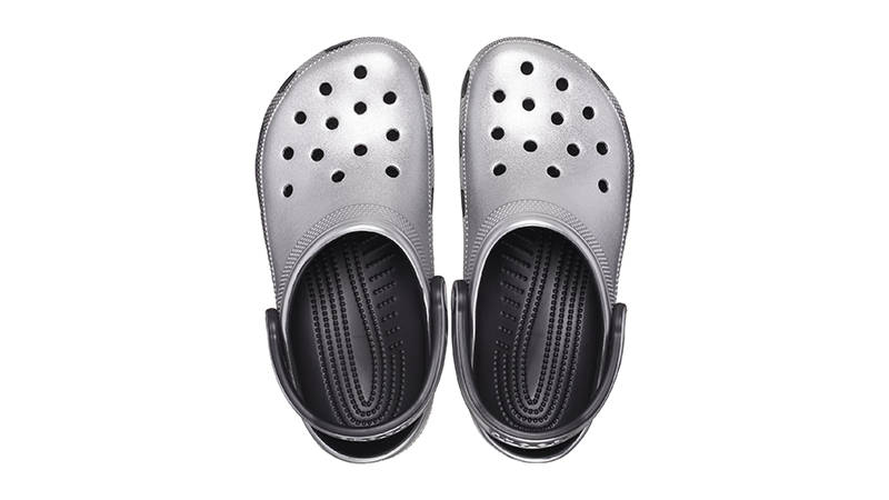 Crocs Classic Clog Silver Metallic | Where To Buy | 205831-0P1