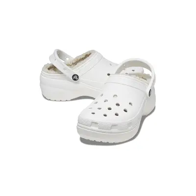 Crocs Classic Platform Lined Clog White | Where To Buy | 207938-100 ...