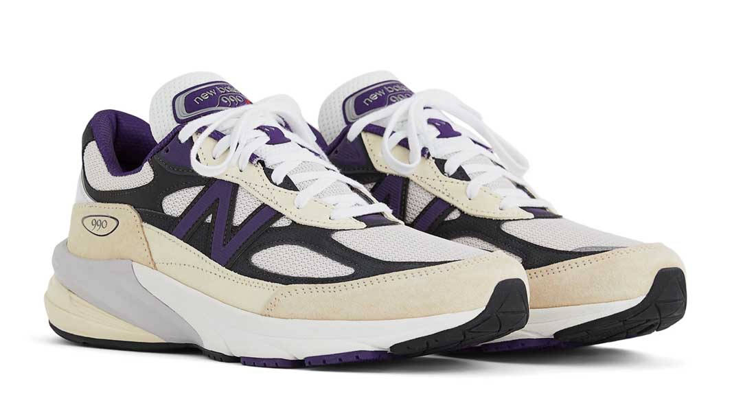New Balance 990v6 Made in USA White Black Plum | Where To Buy | U990WB6