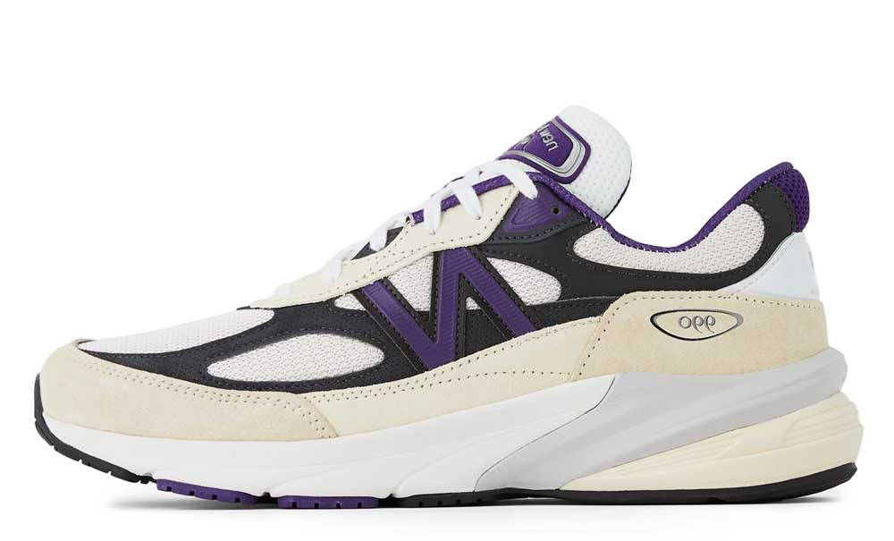 New Balance 990v6 Made in USA White Black Plum | Where To Buy | U990WB6