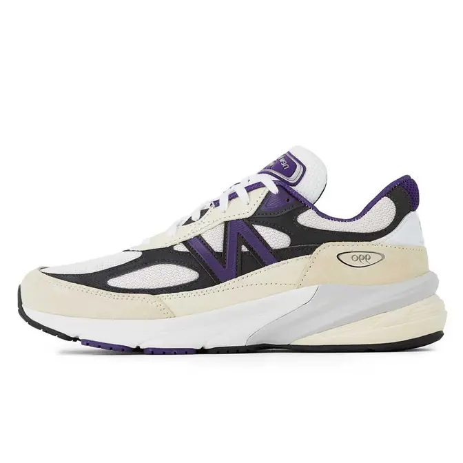 New Balance 990v6 Made in USA White Black Plum | Where To Buy | U990WB6 ...