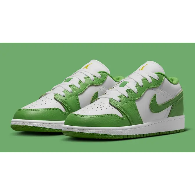 Air Jordan 1 Low GS Green Yellow | Where To Buy | The Sole Supplier