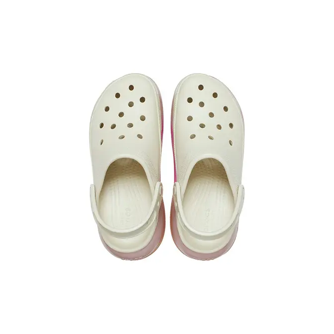 Crocs Mega Crush Color Dip Clog Bone Multi | Where To Buy | 208988-2Y3 | The Sole Supplier