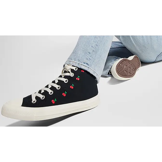 Converse Chuck Taylor Cherries High Black Red | Where To Buy | A08142C ...