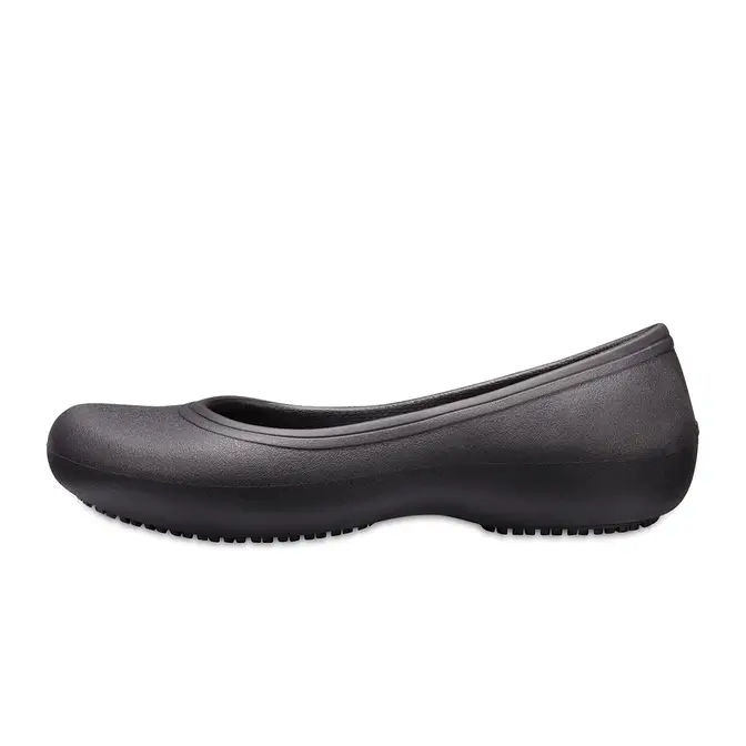 Crocs At Work Flat Black | Where To Buy | 205074-001 | The Sole Supplier