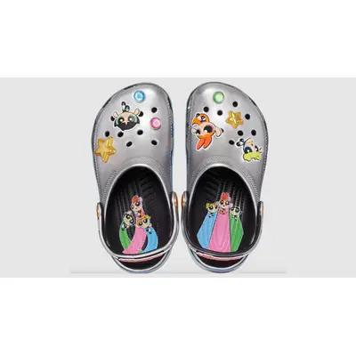 The Powerpuff Girls x Crocs Classic Clog Metallic Silver | Where To Buy ...