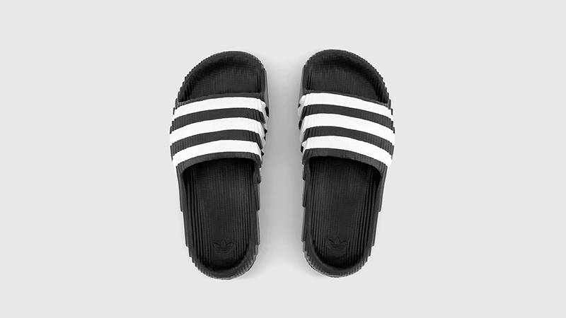 adidas Adilette 22 Core Black White | Where To Buy | IF3670
