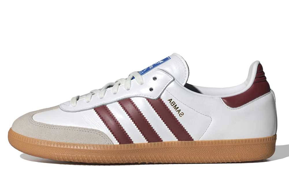 adidas Samba OG White Burgundy Gum | Where To Buy | IF3813