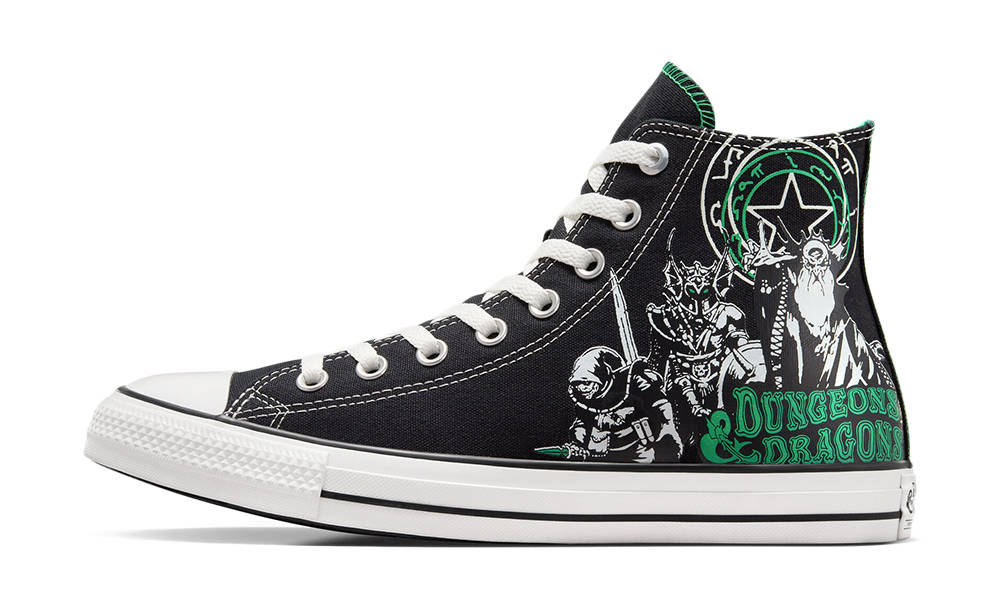 Dungeons & Dragons x Converse All Star Black Green White | A09885C ...