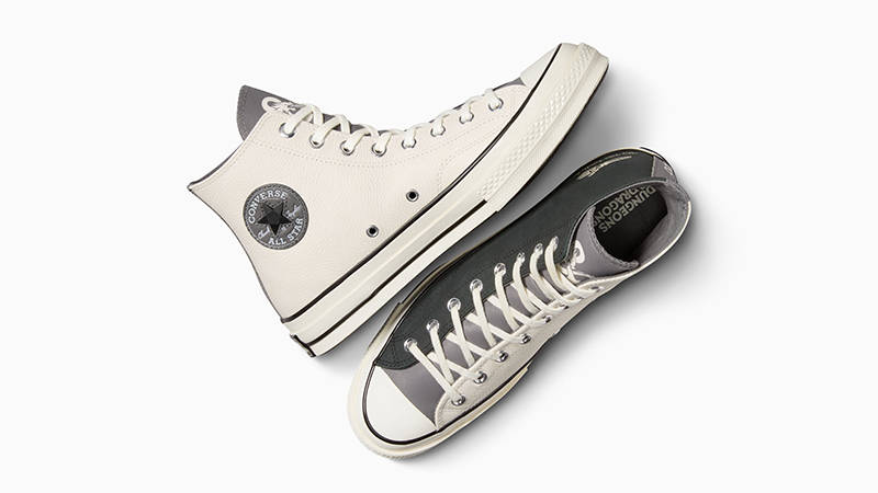 Dungeons & Dragons x Converse Chuck 70 Leather Black Egret | A09884C ...