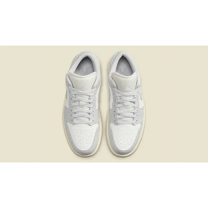 Air Jordan 1 Low Light Grey Sail | Where To Buy | DC0774-103 | The Sole ...