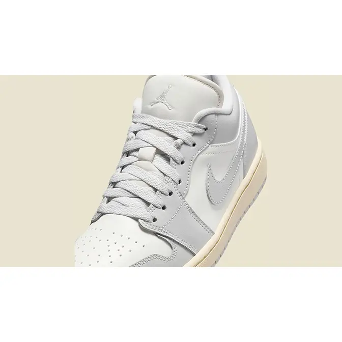 Air Jordan 1 Low Light Grey Sail | Where To Buy | DC0774-103 | The Sole ...