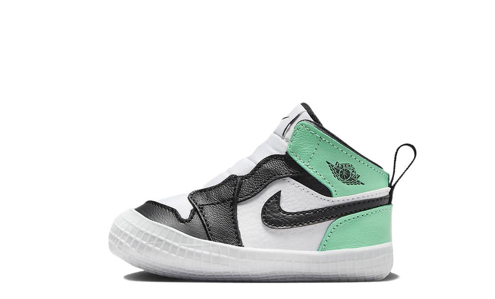 Air Jordan 1 Mid Crib Bootie Green Glow | Where To Buy | AT3745-130