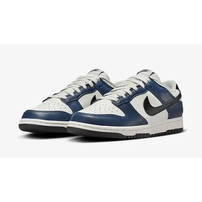 Nike Dunk Low White Midnight Navy Black | Where To Buy | HM6192-478 ...