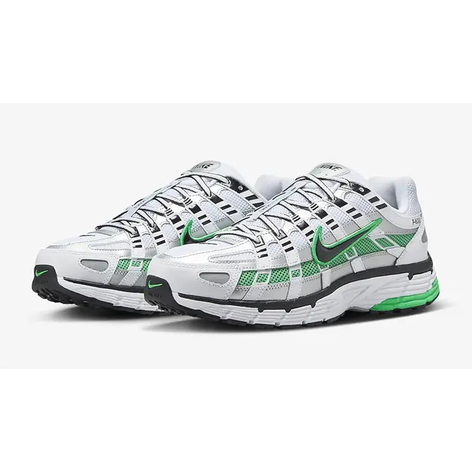 Nike P-6000 Metallic Silver Spring Green | CD6404-104 | The Sole Supplier