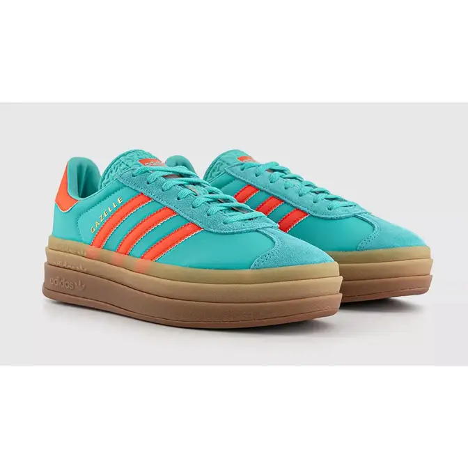 adidas Gazelle Bold Mint Rush Orange | IG4386 | The Sole Supplier