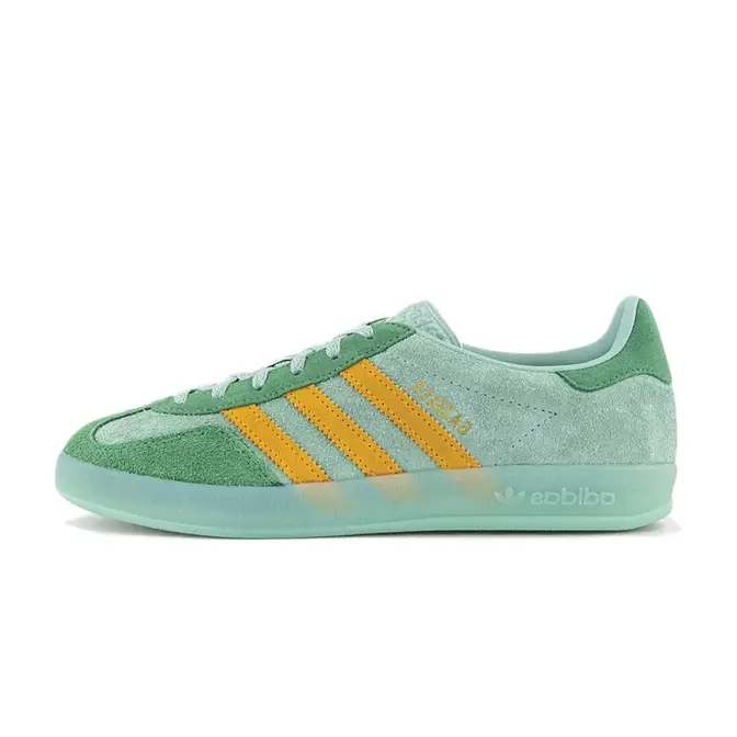 adidas Gazelle Indoor Hazy Green Yellow | IG6783 | The Sole Supplier