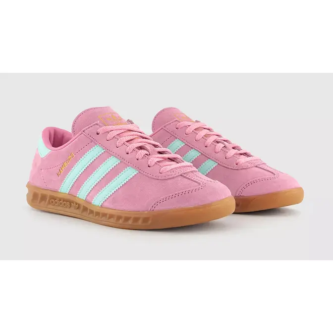 adidas Hamburg Bliss Pink Aqua Gum | IH5459 | The Sole Supplier