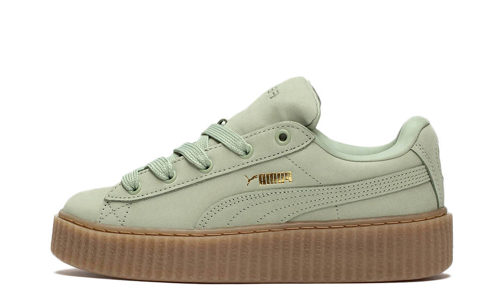 Fenty x PUMA Creeper Phatty Nubuck Green Fog Gum | Where To Buy | 396813-02