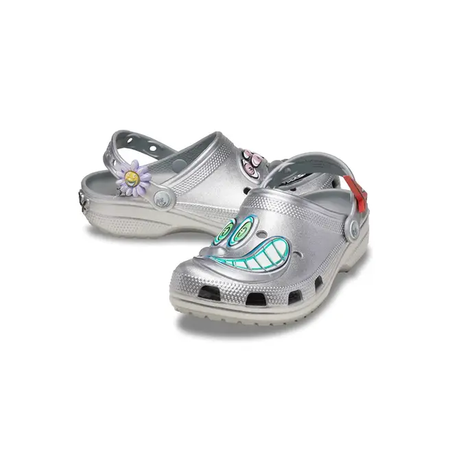 Kenny Scharf x Crocs Classic Clog Silver | 209487-040 | The Sole Supplier