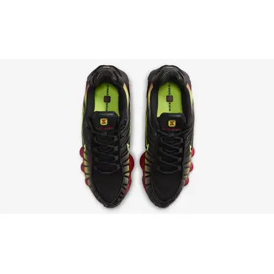 Nike Shox TL Black Volt Fire Red | Where To Buy | HJ9609-001 | The Sole ...
