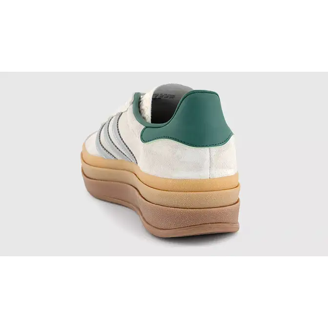 adidas Gazelle Bold Silver Metallic Green | JI0328 | The Sole Supplier