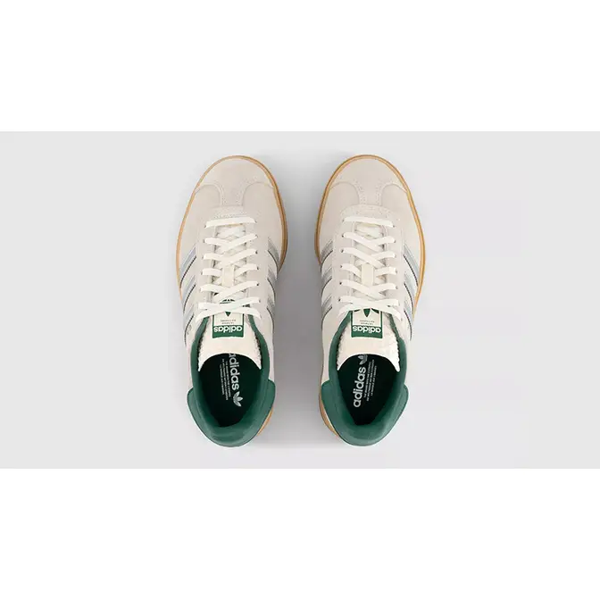 adidas Gazelle Bold Silver Metallic Green | JI0328 | The Sole Supplier