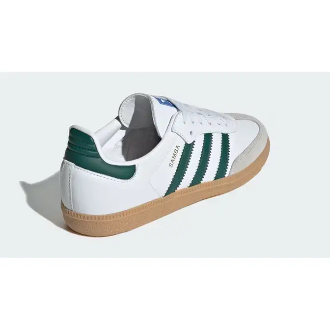 adidas Samba OG GS White Collegiate Green | IE1331 | The Sole Supplier