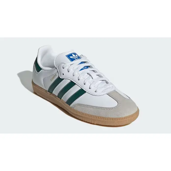 adidas Samba OG GS White Collegiate Green | IE1331 | The Sole Supplier