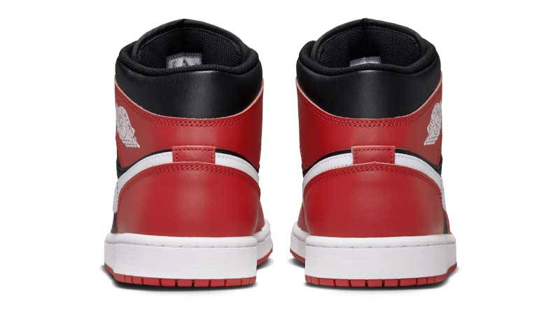 Air Jordan 1 Mid Black White Gym Red | Where To Buy | DQ8426-061