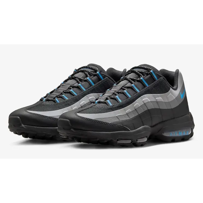 Nike Air Max 95 Ultra Black Grey University Blue | HM9608-001 | The ...