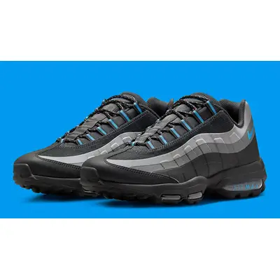 Nike Air Max 95 Ultra Black Grey University Blue | HM9608-001 | The ...