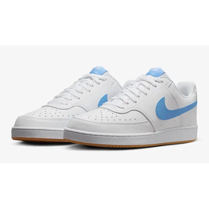 Nike Court Vision Low White University Blue | HJ9105-100 | The Sole ...