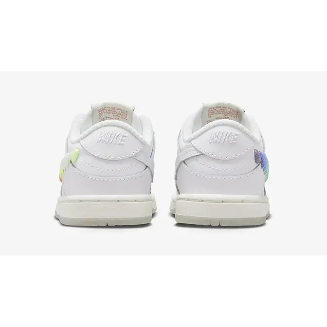 Nike Dunk Low Toddler Rainbow Swoosh | FQ1924-100 | The Sole Supplier