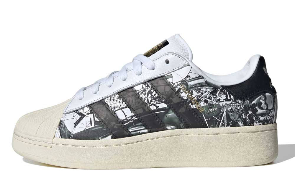 Star Wars x Nanzuka x adidas Superstar XLG White Black | Where To Buy ...