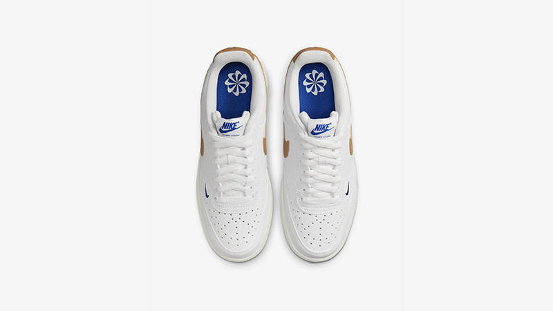 Nike Court Vision Low Next Nature White Flax | FV9952-102 | The Sole ...