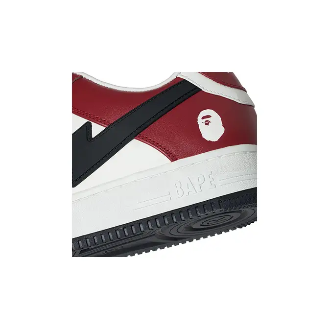 A Bathing Ape Bapesta OS Oversized Red | Where To Buy | The Sole Supplier