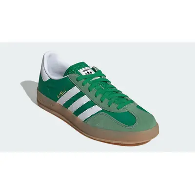 adidas Gazelle Indoor Green Cloud White | IE6605 | The Sole Supplier
