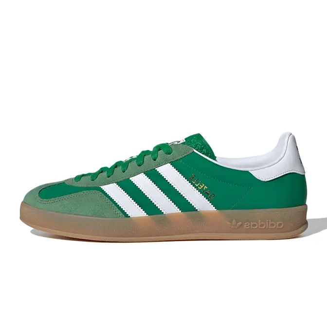 adidas Gazelle Indoor Green Cloud White | IE6605 | The Sole Supplier