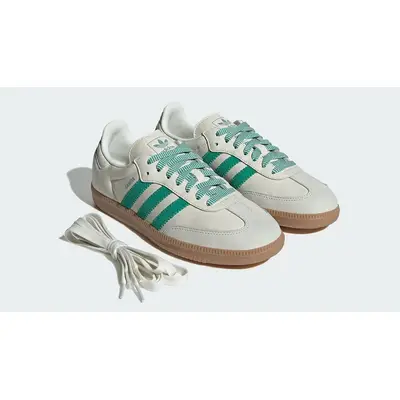 adidas Samba OG Off White Court Green | JI3906 | The Sole Supplier