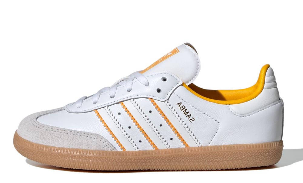 adidas Samba OG PS Crystal White Yellow | IH5648 | The Sole Supplier