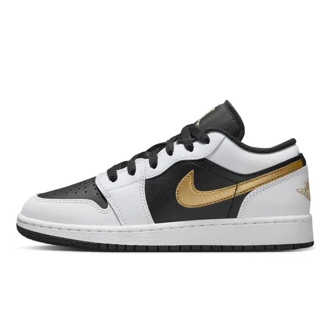 Air Jordan 1 Low GS Gold Swoosh | 553560-172 | The Sole Supplier