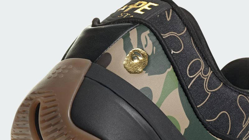 BAPE x adidas Dame 9 Olive Green Camo | JH6358 | The Sole Supplier