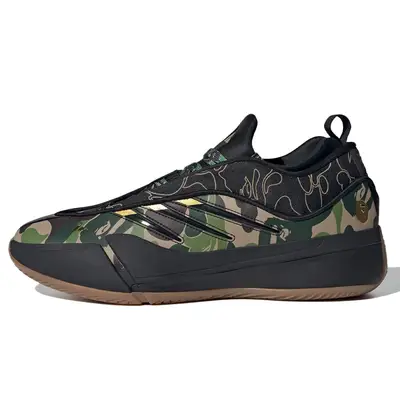 BAPE x adidas Dame 9 Olive Green Camo | JH6358 | The Sole Supplier