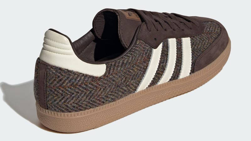 Harris Tweed x adidas Samba OG Dark Brown | ID1450 | The Sole Supplier