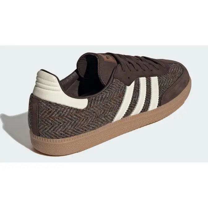Harris Tweed x adidas Samba OG Dark Brown | ID1450 | The Sole Supplier